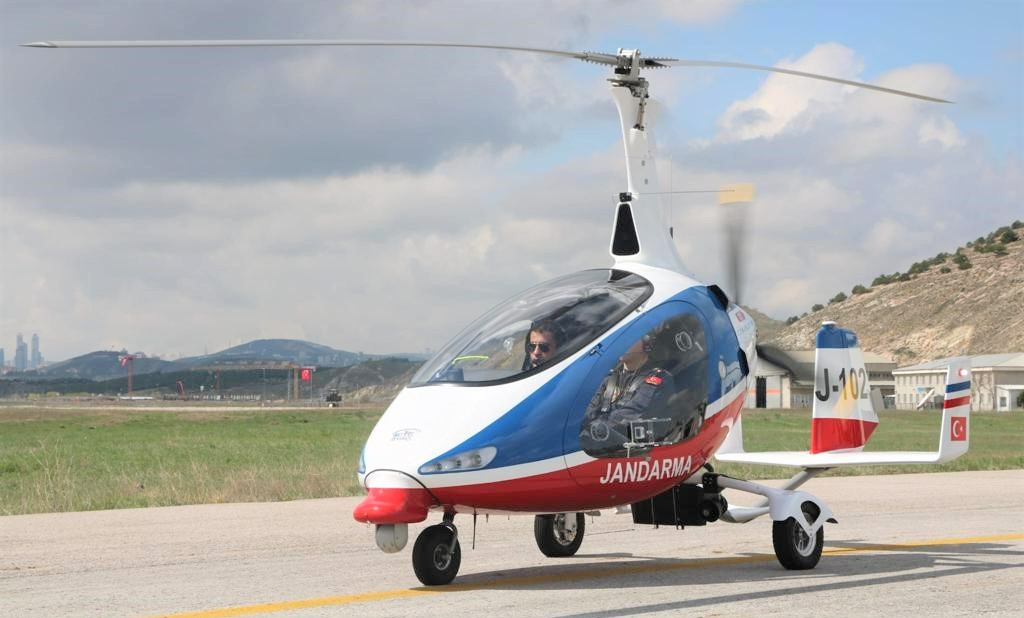 Jandarma’nın 141 beygir gücünde olan havadaki yeni gözü “Cayrokopter ...